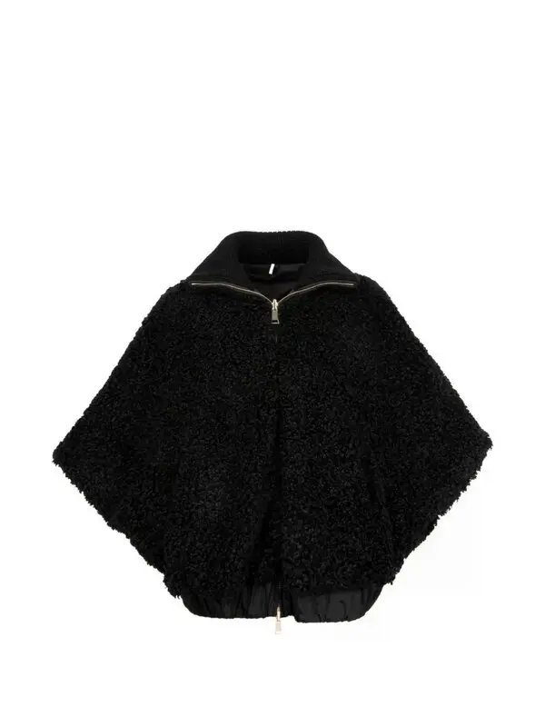 Moncler Fleece Zip-up Cape