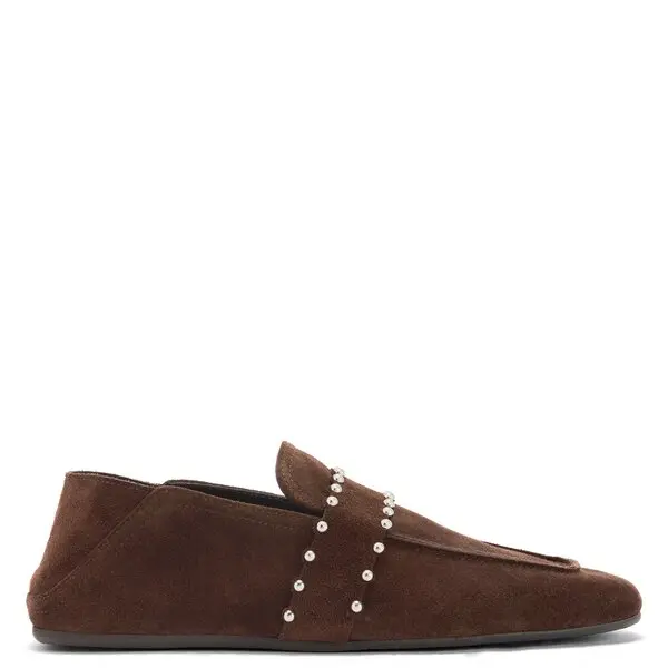 GIUSEPPE ZANOTTI Rupert Studded Loafers - Brown