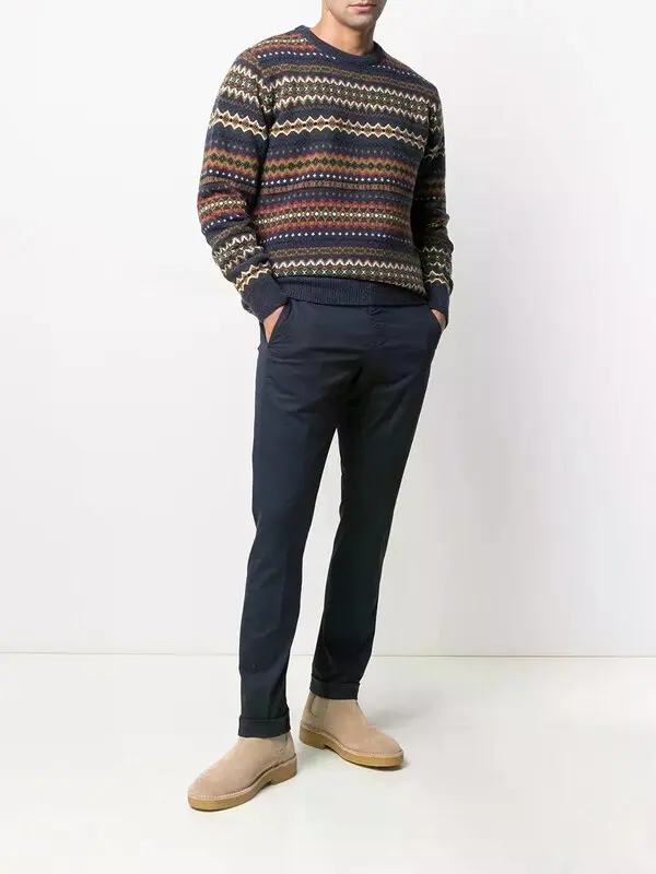 DONDUP Straight-leg Chinos - Blue