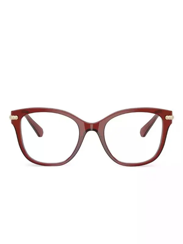 SWAROVSKI Crystal Embellished Square-frame Glasses