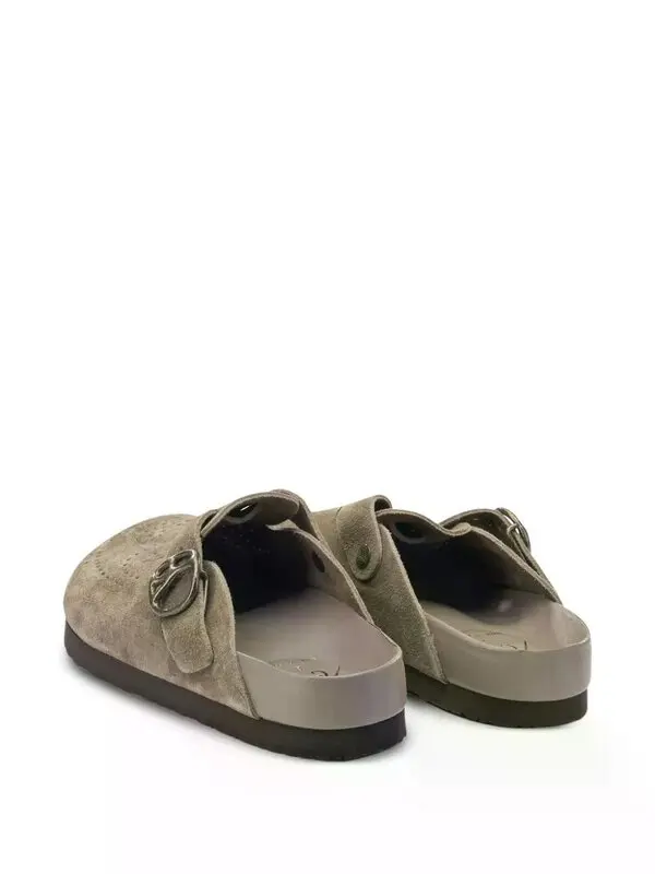 Needles Perforated Mules - Neutrals
