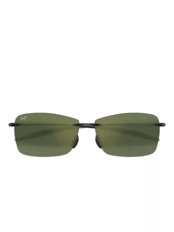 Maui Jim Rimless Rectangle Sunglasses - Grey