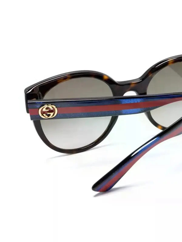 Gucci Interlocking G Logo-plaque Gradient-lenses Sunglasses