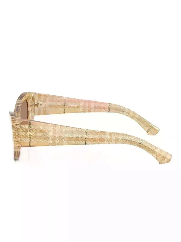 Burberry Check-print Cat-eye Sunglasses