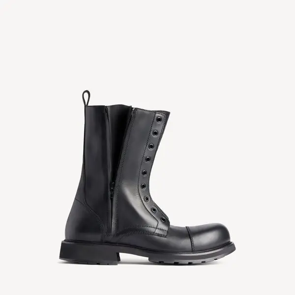 Balenciaga Truck Lace-up Boot - Black
