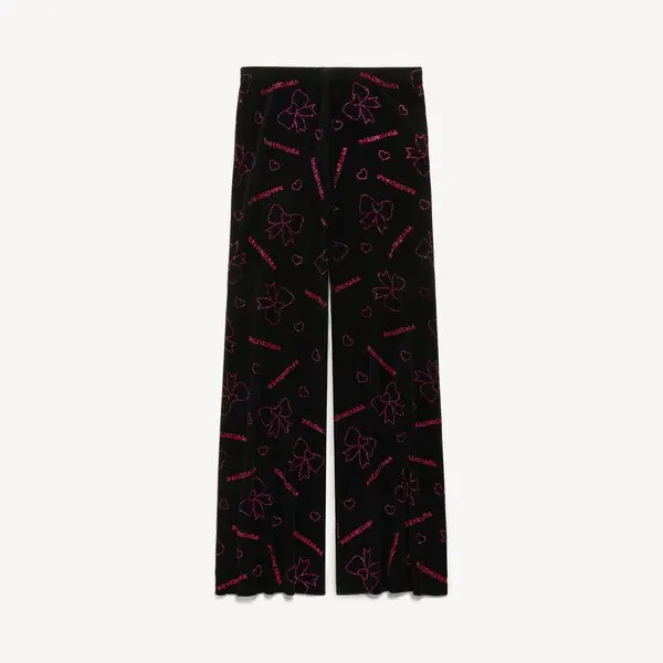 Balenciaga Printed Velvet Pants
