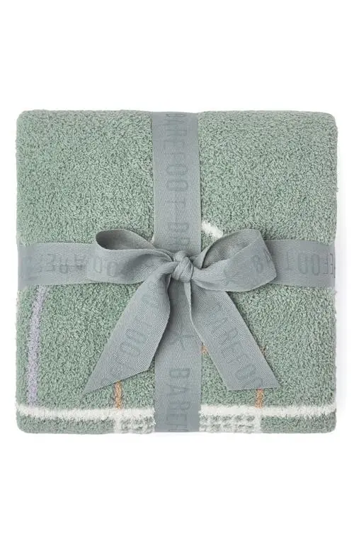 Barefoot Dreams Cozychic® Goal Stroller Blanket - Sage Green Multi
