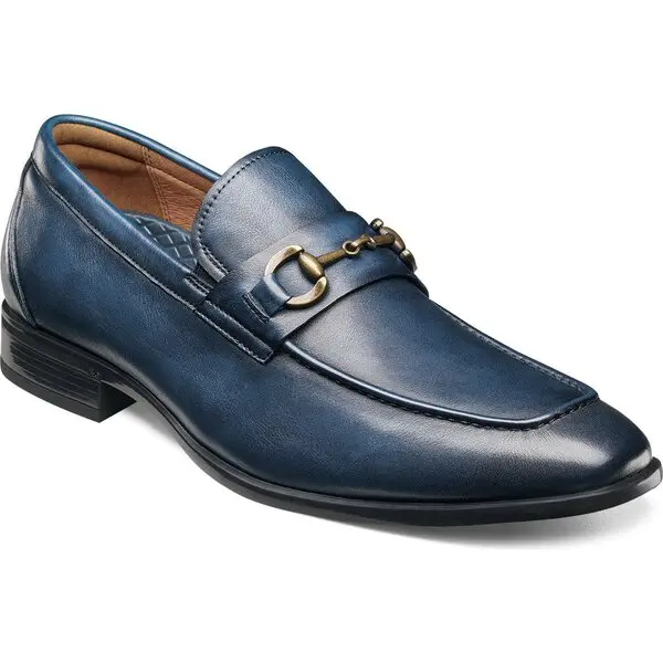 Florsheim Zaffiro Mock Toe Bit Loafer - Navy