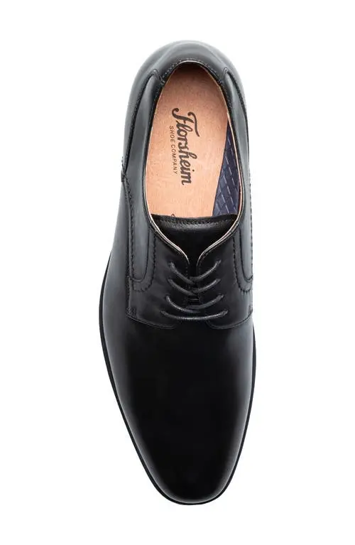 Florsheim Zaffiro Plain Toe Derby - Black