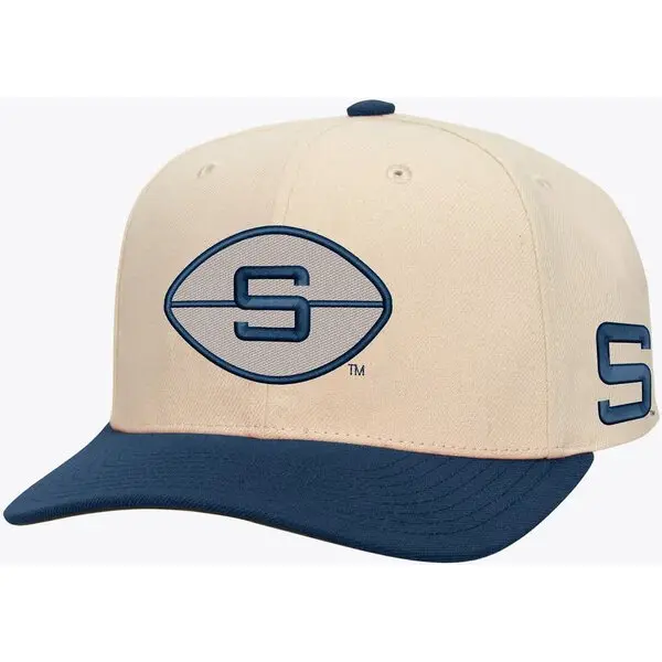 Mitchell & Ness Navy Penn State Nittany Lions Two-tone Pro Crown Adjustable Hat