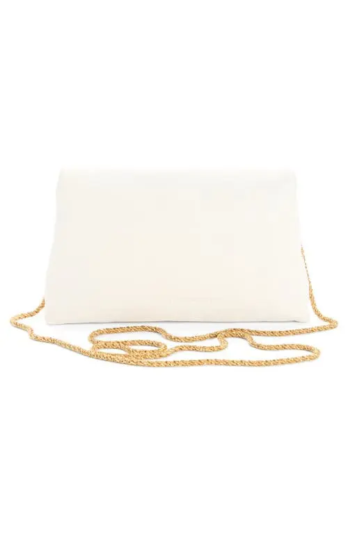 Dries Van Noten Leather Envelope Clutch With Chain Strap