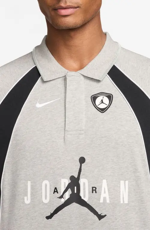 JORDAN Flight Long-sleeve Cotton Polo