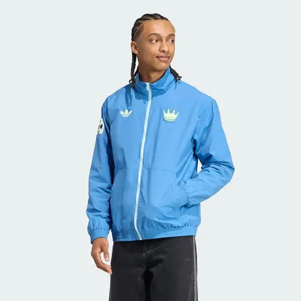 ADIDAS ORIGINALS Charlotte Fc Archive Collection Anthem Full-zip Jacket - Blue
