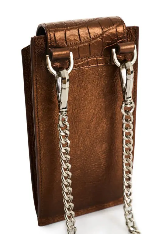 VELEZ Serpia Folia Leather Phone Holder