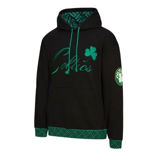 Mitchell & Ness Boston Celtics Vintage Heavyweight Hoodie - Black