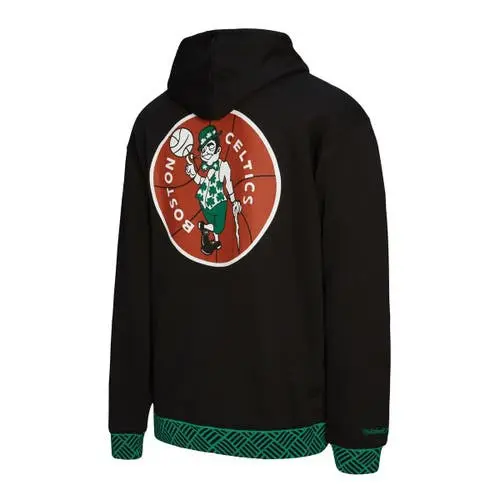 Mitchell & Ness Boston Celtics Vintage Heavyweight Hoodie - Black
