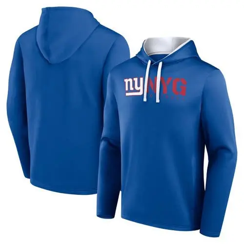 LOGO ATHLETIC New York Giants Head Start Pullover Hoodie - Royal