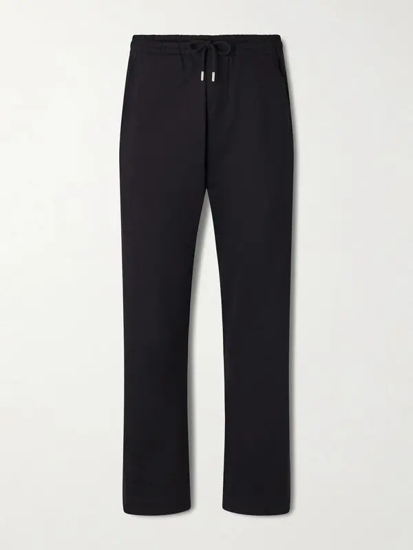 Dries Van Noten Cotton-jersey Sweatpants - Black