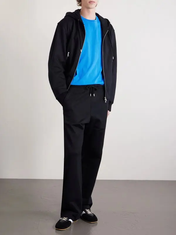 Dries Van Noten Cotton-jersey Sweatpants - Black