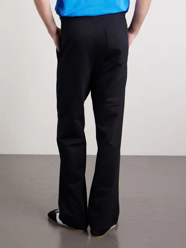 Dries Van Noten Cotton-jersey Sweatpants - Black