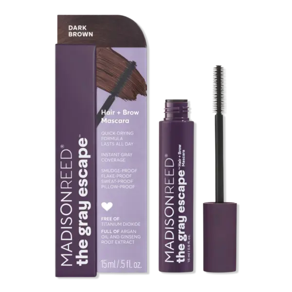 MADISON REED The Gray Escape Hair And Brow Mascara - Dark Brown