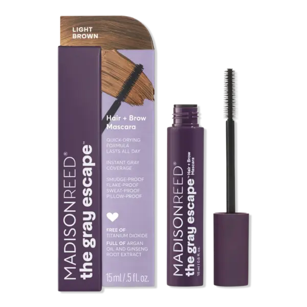 MADISON REED The Gray Escape Hair And Brow Mascara - Light Brown