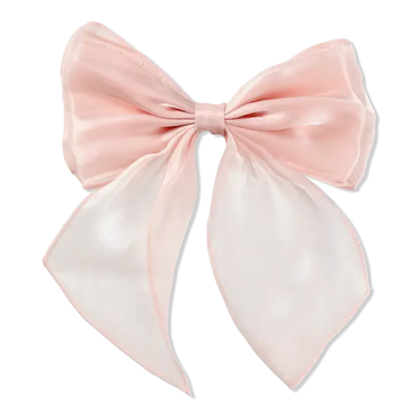 SCUNCI Sheer Bow Salon Clip - One-color