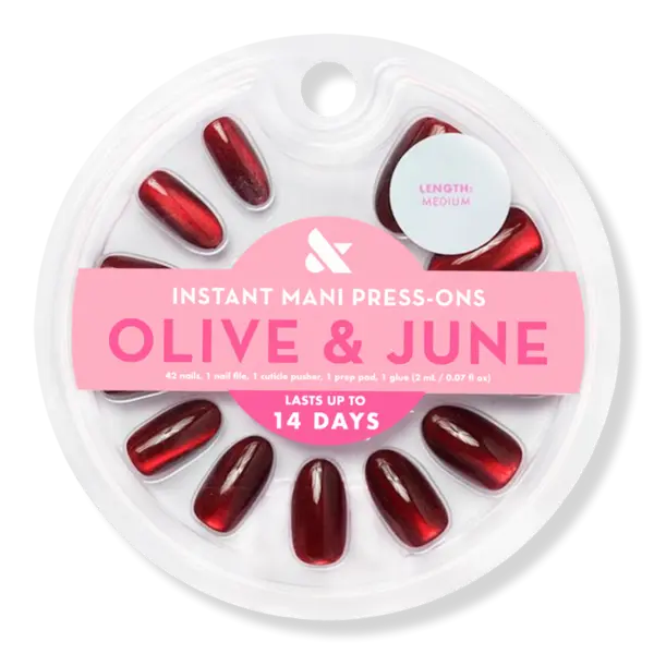 OLIVE & JUNE Instant Mani Press On Nails Obsessed Velvet - One-color