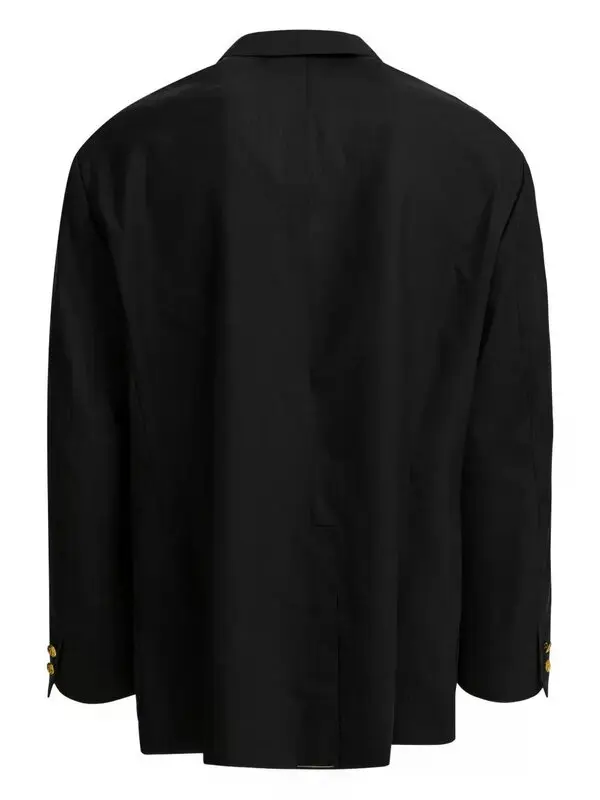 BEAMS Paul Button-up Patch-pocket Blazer - Black