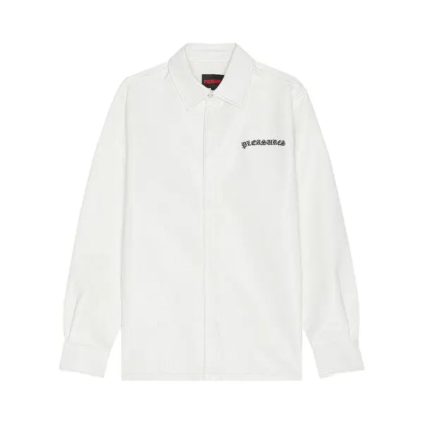 PLEASURES Resonate Overshirt - White