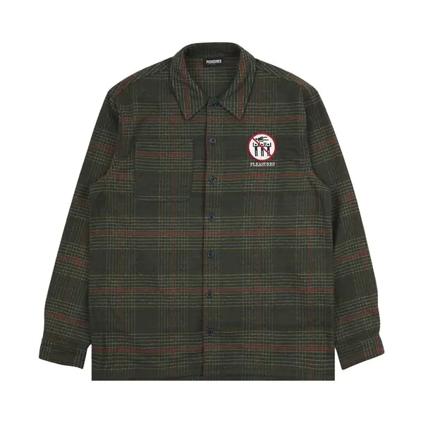 PLEASURES Surfing Flannel Overshirt
