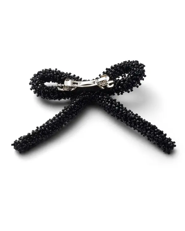 Prada Hair Clip With Crystals