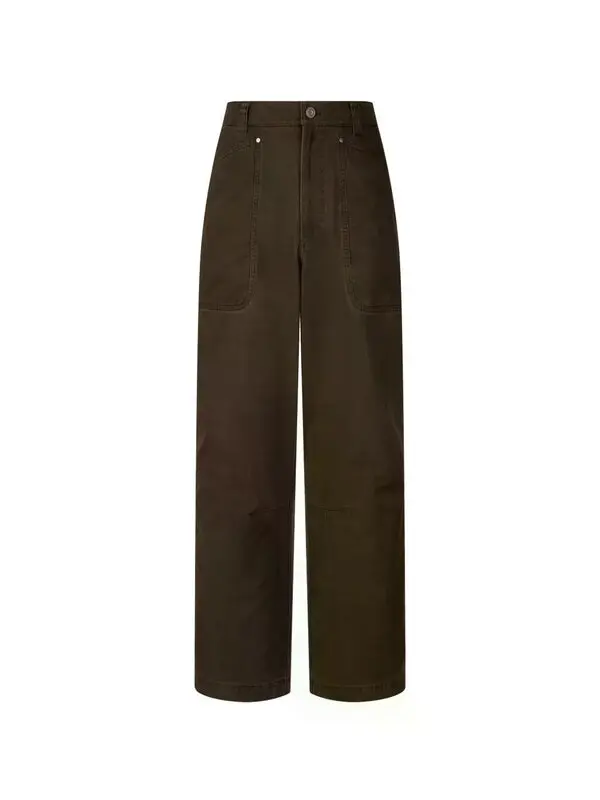 STUDIO TOMBOY Belt Loops Trousers - Brown