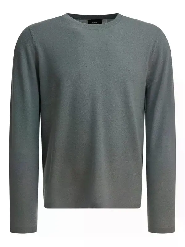 Vince Long-sleeve Crew-neck Sweater - Green