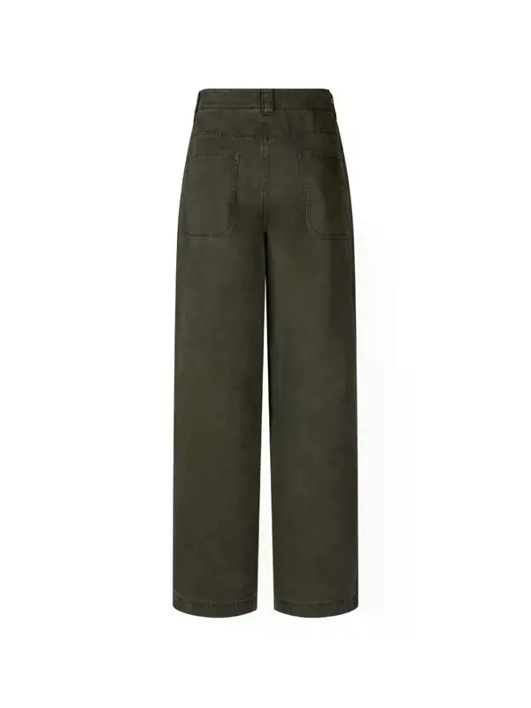 STUDIO TOMBOY Belt-loops Trousers - Green