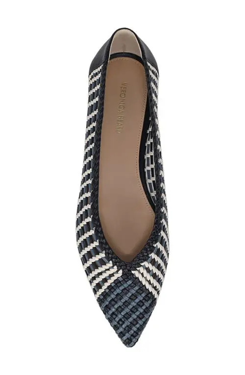 Veronica Beard Bancroft Woven Pointed Toe Flat