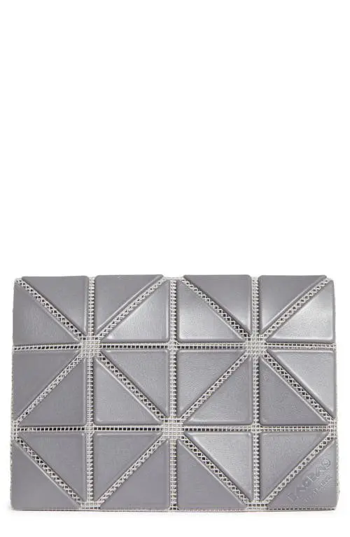 Issey Miyake Colorblock Card Case - Dark Gray X Light Gray