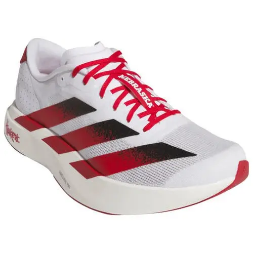 Adidas Nebraska Huskers Adizero Evolution Sl Running Shoes - White