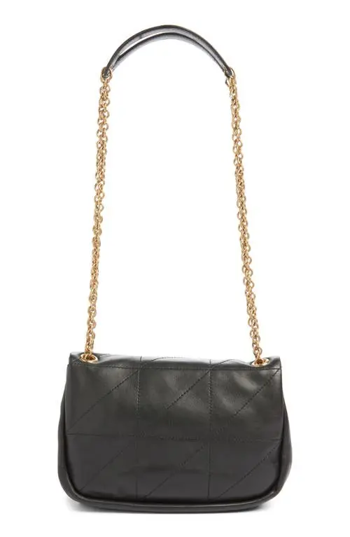 Saint Laurent Mini Jamie 4.3 Patchwork Leather Shoulder Bag - Noir