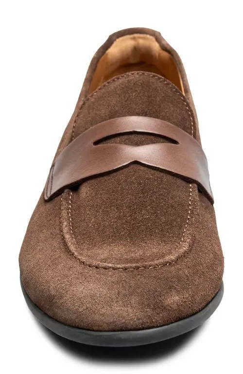 Florsheim Modena Moc-toe Penny Loafer - Brown Suede