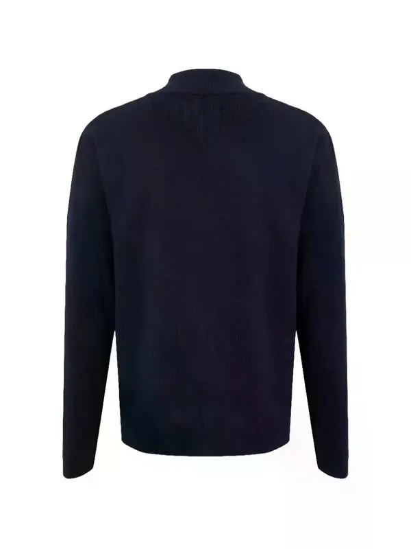 C.P. COMPANY Cotton Zip-up Cardigan - Blue
