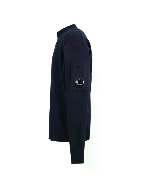 C.P. COMPANY Cotton Zip-up Cardigan - Blue