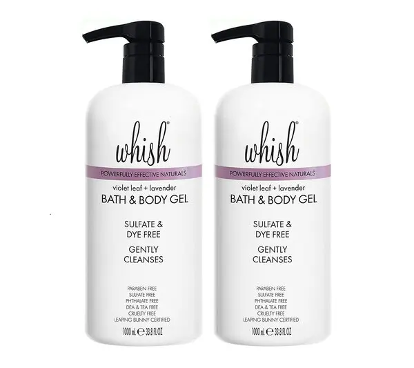Whish 33.8oz Bath & Body Gel Duo - One-color