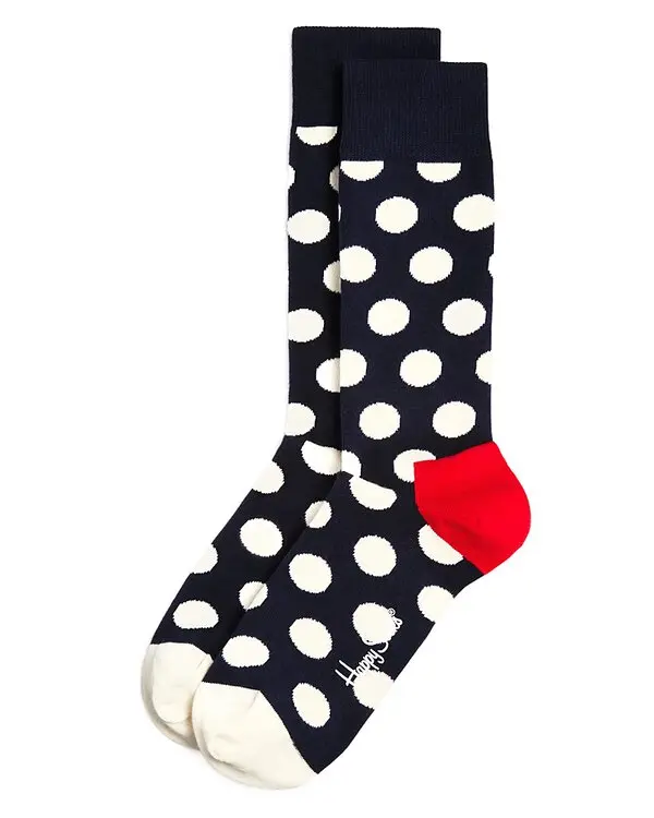 Happy Socks Big Dot Crew Socks