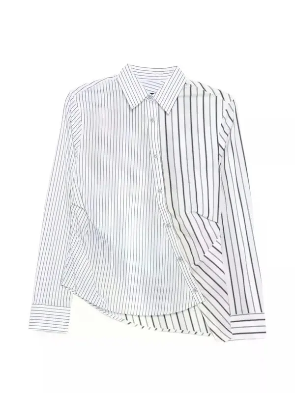 Andersson Bell Twist Stripe Shirt - White