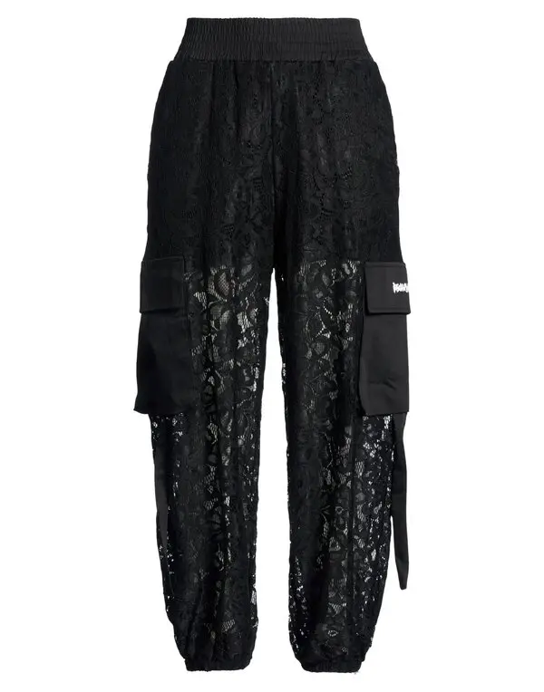 DISCLAIMER Cargo Pants With Lace Detailing