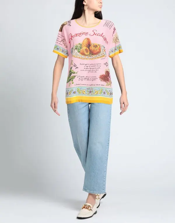 Dolce & Gabbana Multicolor Crepe Top