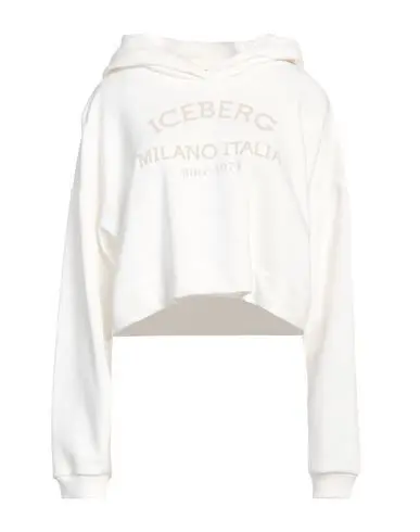 Iceberg Cotton-blend French Terry Sweatshirt - White