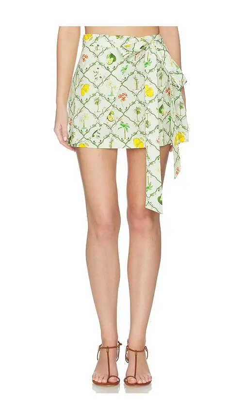 Verandah Wrap Mini Skirt