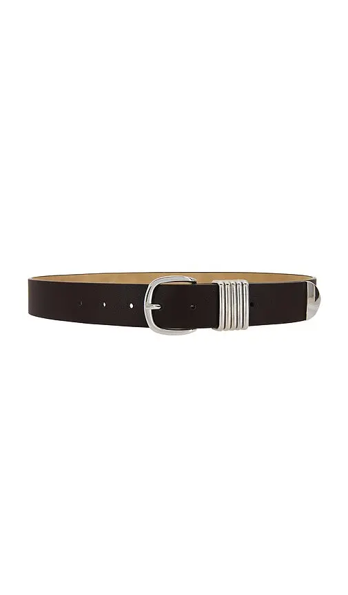 PETIT MOMENTS Cleo Belt - Chocolate & Silver